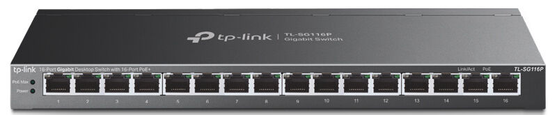 [富士通WEB MART] 16ポート ギガビット デスクトップ スイッチングハブ（16PoE+ポート搭載） TL-SG116P（UN） ZD ...