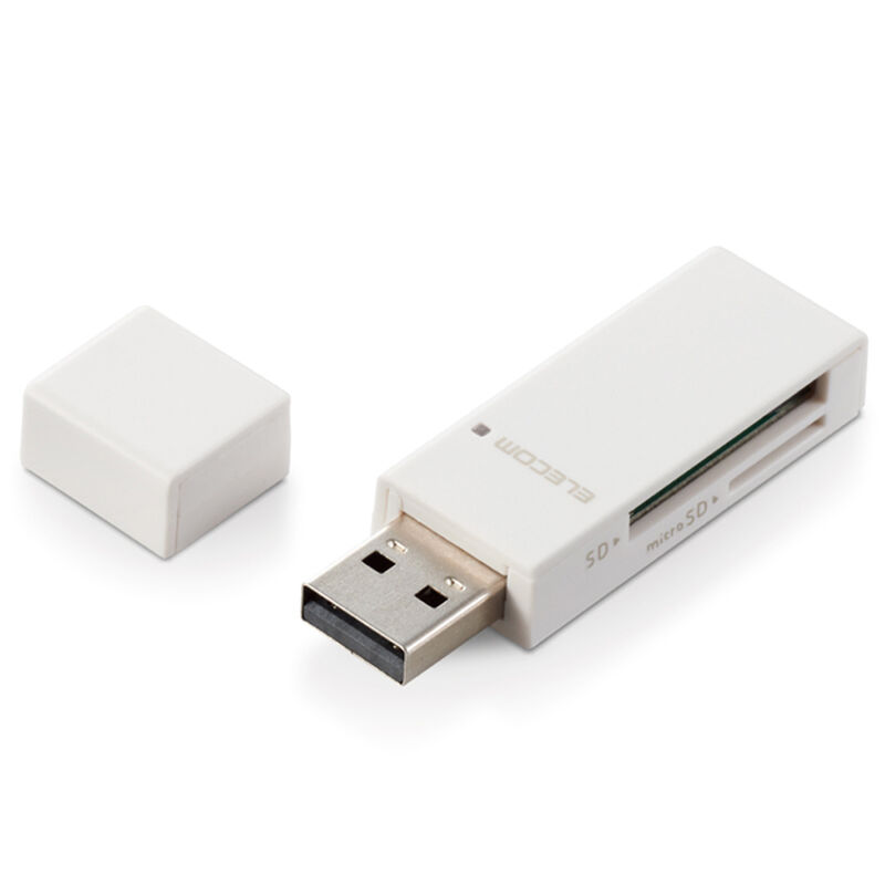 富士通 WEB MART | カードリーダー/スティックタイプ/USB2.0対応/SD+microSD対応/ホワイト MR-D205WH ZD-1.516339.0