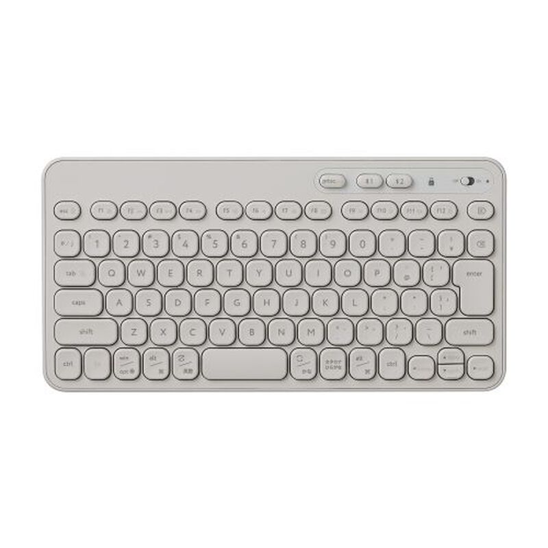 富士通 WEB MART | キーボード/Bluetooth/メンブレン式/コンパクト/Caps Lock機能無効化スイッチ搭載/抗菌/アイボリー TK-CM10BMKIV ZD-02764005