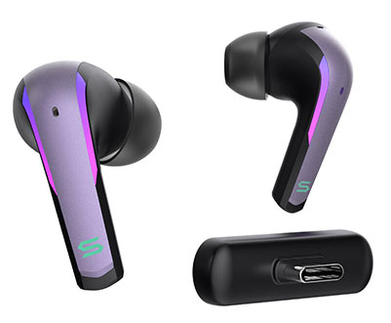 [富士通WEB MART] S-PLAY2 PURPLE ゲーミングワイヤレスイヤホン SWITCH対応 SS99PL ZD-144638 : 富士通